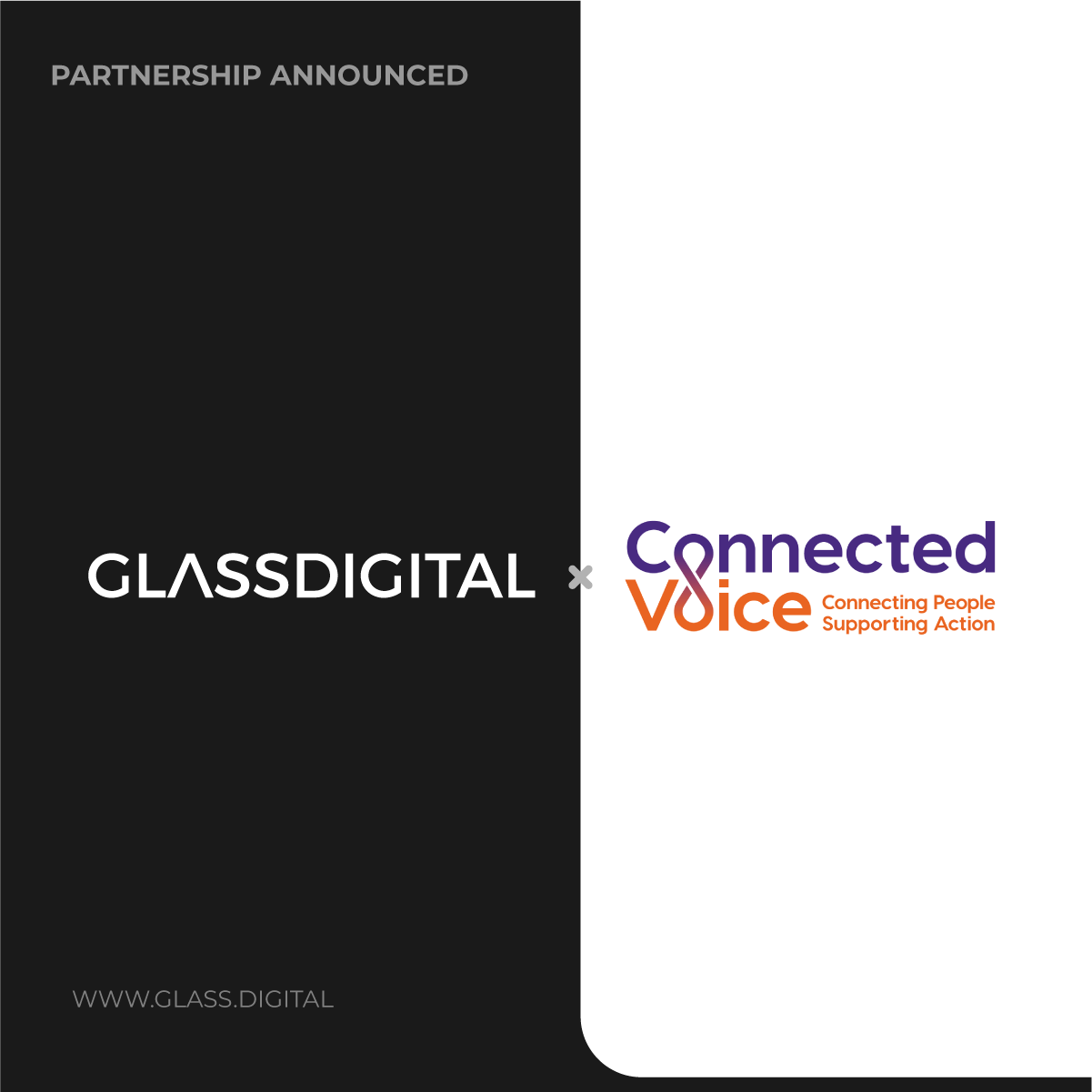 Glass Digital partners with Connected Voice to help local charities